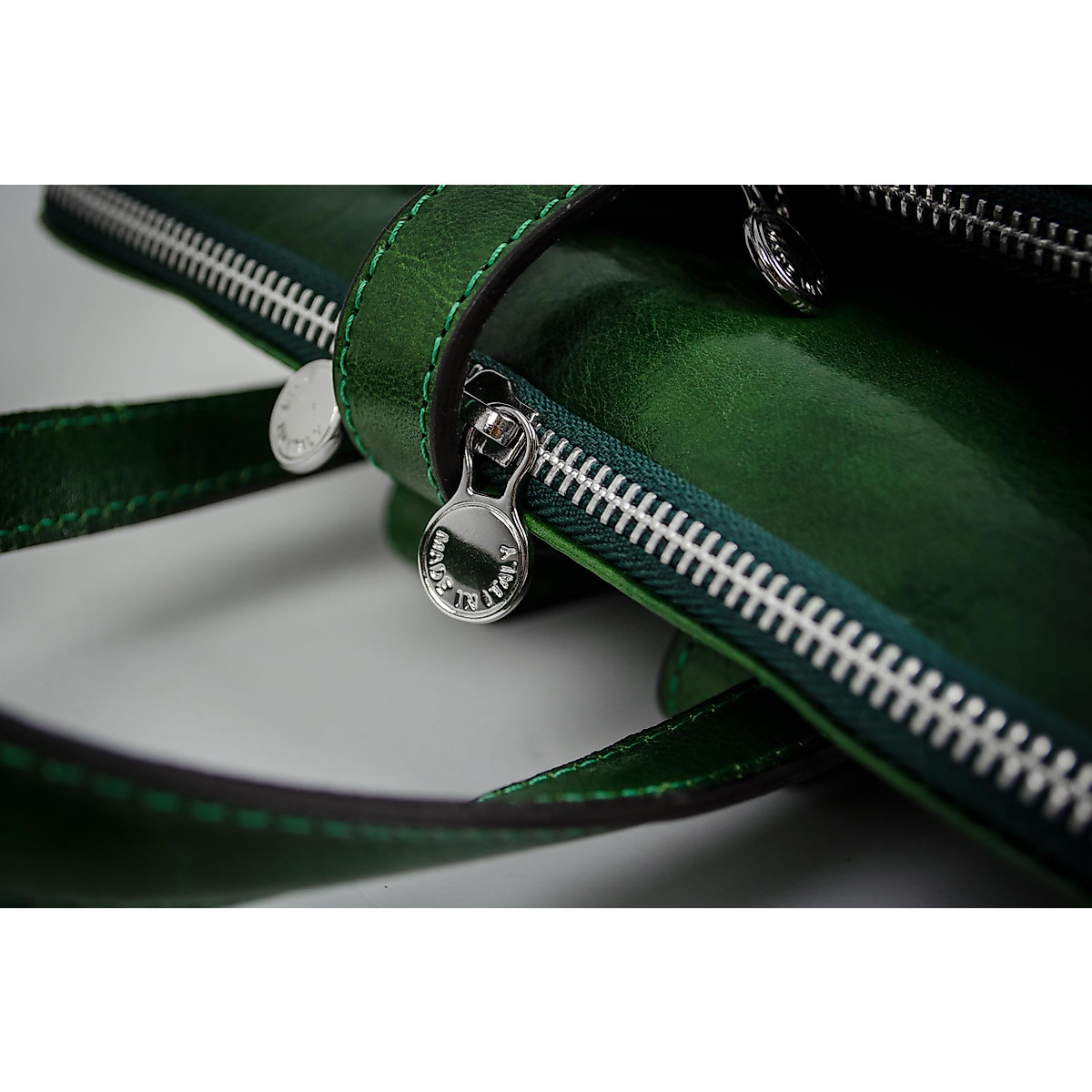 Leather Backpack Convertible to Shoulder Bag - Handmade For Laptops up to 12 Inches Daybag Rucksack - Time Resistance