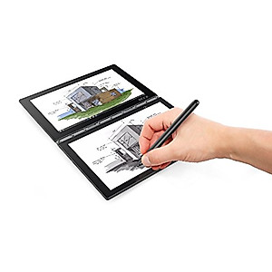 Lenovo Yoga Book - FHD 10.1" Windows Tablet - 2 in 1 Tablet (Intel Atom x5-Z8550 Processor, 4GB RAM, 64GB SSD), Black, ZA150000US