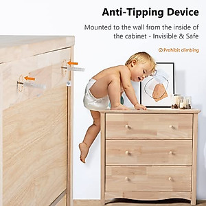 VINGLI Upgraged Unfinished 3 Drawer Dresser for Bedroom Natural Solid Wood Dresser Color DIY, Farmhouse Dresser with Spacious Storage Chests of Drawers with Full Extension Drawer Slides, Rustic Style