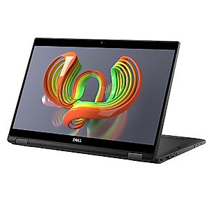 Dell Latitude 7390 2-in-1 Laptop, 13.3inch FHD Touchscreen Notebook, Intel Quad Core i5-8350U 1.7GHz, 8GB RAM, 512GB SSD, CAM, Windows 10 Pro, Black (Renewed)