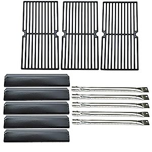 Direct Store Parts Kit DG139 Replacement for Brinkmann 810-2545-W Gas Grill Burner,Heat Plate,Cooking Grid