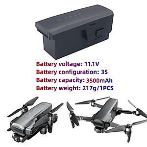 sea jump 2PCS 11.1V 3500mAh 3S Lipo Battery with USB Charging Cable Suitable for HS600 TF35 pro V11 Brushless Four Axis Aircraft Aerial Photography Remote Control Drone Battery