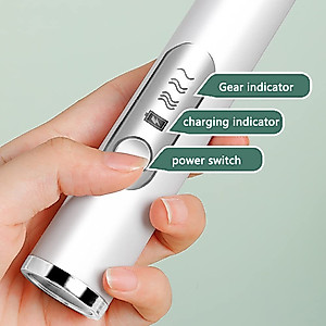 SKYXIU Immersion Electric Hand Blender,Stainless Steel Stick Blender,Usb Charging Wireless Mini Mixer with Variable Speeds, Egg Whisk,Smoothies,Sauces and Puree