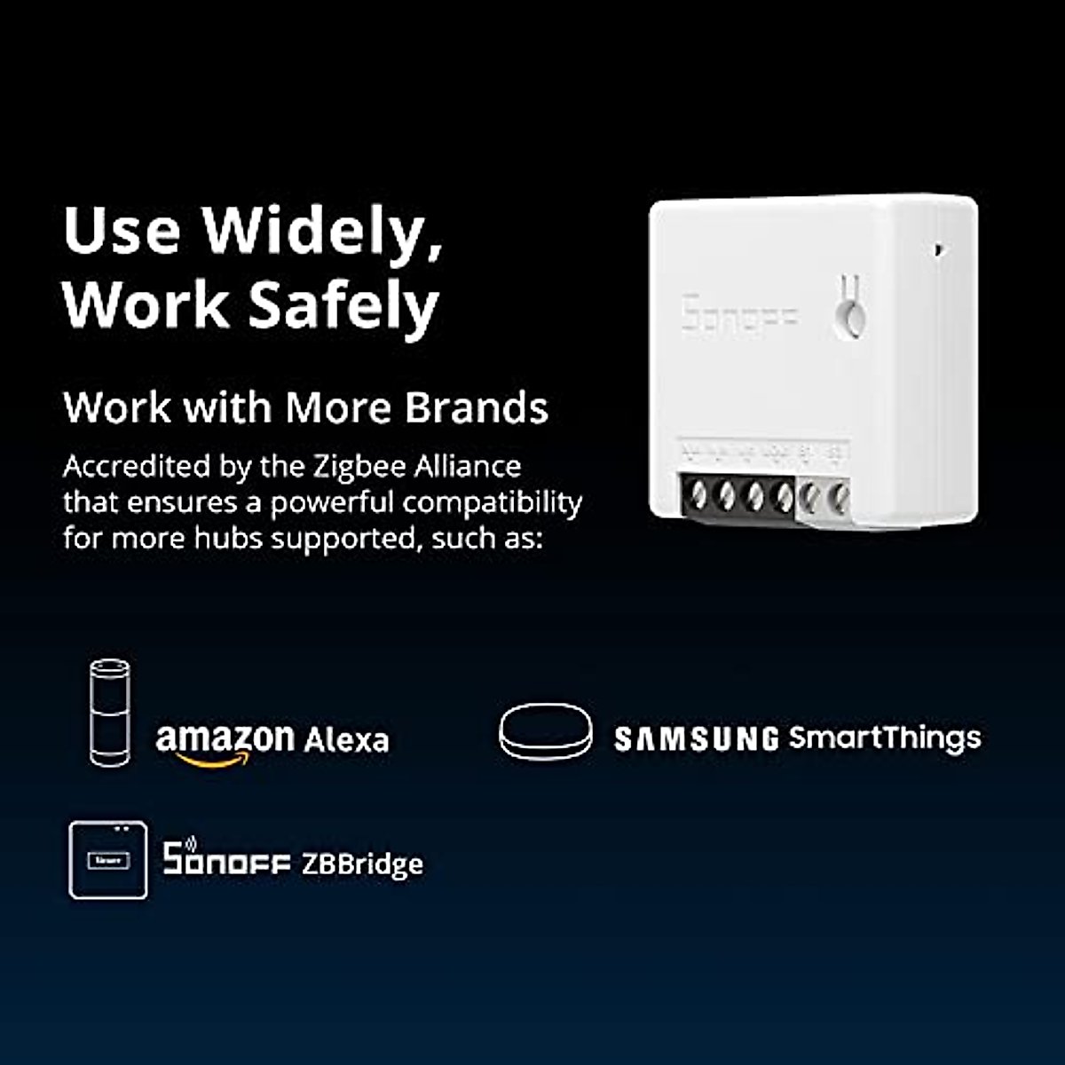 SONOFF ZBMINI ZigBee Mini Smart Light Switch(2 Way), Compatible with Alexa, SmartThings Hub, Google Home & SONOFF ZBBridge, ZigBee 3.0 Hub Required, Neutral Wire Required 4-Pack