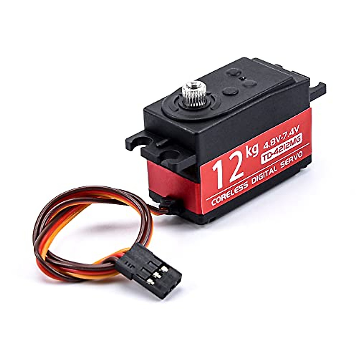 Waterproof 12kg Servo 180 Dgree Metal Gear High Speed Digital Servo Motor for Helicopter Tail Robot Car Drone Boat