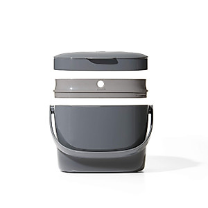 NEW OXO Good Grips Easy-Clean Compost Bin - 1.75 GAL/6.62 L