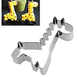 WOBATOY Giraffe Mother and Baby Biscuit Cookie Cutters - Stainless Steel