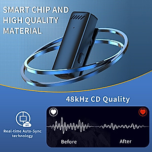 Wireless Lavalier Microphone for iPhone iPad,Plug-Play dual Lavalier Mics with Battery Indicator Charging Case,iPhone Microphone for Vlog YouTube TikTok Video Recording - No APP & Bluetooth Needed