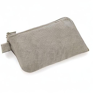 MUJI Canvas Pencil Case Flat Type Approx. 3.9×7.5 inch