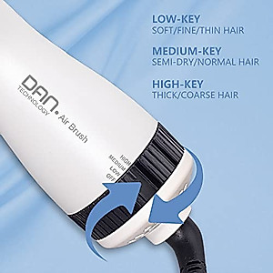 Negative ion Hair Straightener Brush,Small Hair Dryer Brush with Brush Cases,hot Hair Brush,Hair Dryer Brush for Short Hair,Blow Dry Brush,Paddle Brush Dryer,One Step Hair Dryer and Volumizer