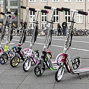 HUDORA Scooter for Kids Ages 6-12 - Scooter for Kids 8 Years and Up & Razor A5 Lux Kick Scooter for Kids Ages 8+ - 8 Urethane Wheels