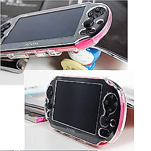RDFJ Full Cover Skin Crystal Clear Hard Case for PSVita2000 Series