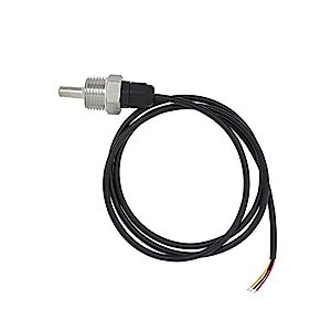 1/2 inch ds18b20 Temperature Sensor Probe with thermowell Stainless Steel 304 for Beer fermenter Homebrew Boiler 30mm 50mm 100mm 150mm 200mm 400mm 500mm (30mm)