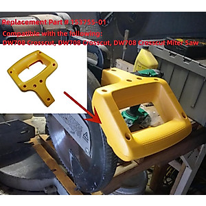 Miter Saw Clamshell Handle 153755-01 compatible DW708 DW708-BR DW708-B2 Miter Saw,Miter Saw Handle Clamshell Set