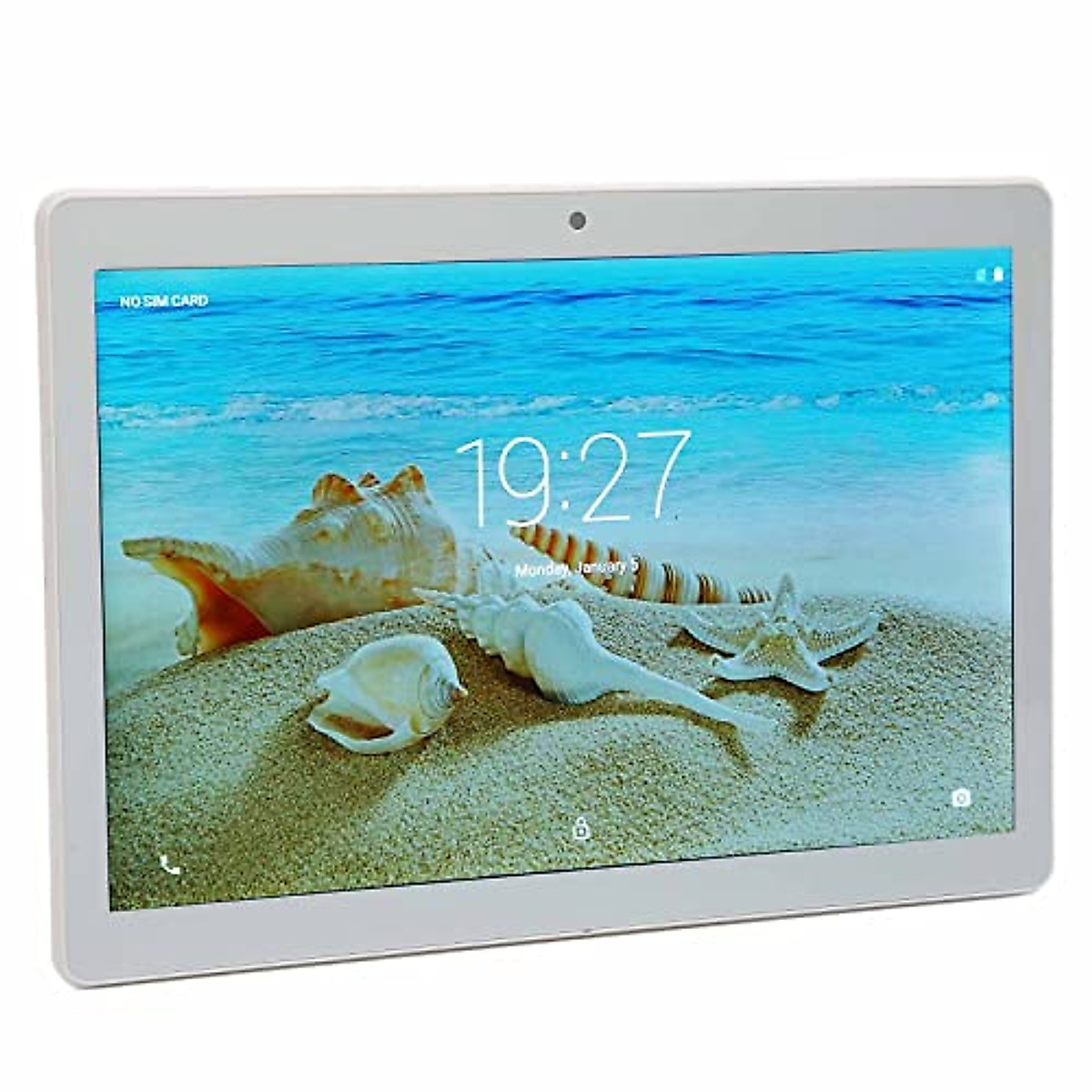 Asixxsix Android Tablet 10 inch, 2GB 32GB 1960x1080 IPS HD Display 1.6 GHz Octa Core Processor Android 11.0 Tablet, Dual Camera, 4000mAh, 128GB Expand Storage, Portable Gaming Tablet PC Silver(US)