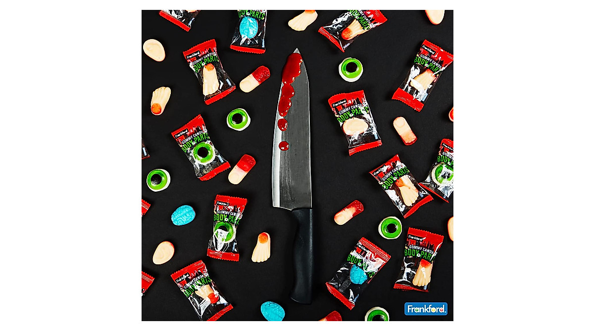 Frankford Gummy Body Parts Halloween Candy - 100 Count