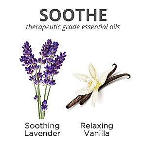 Stillwater Bath and Body Soothing Lavender Vanilla Aromatherapy Scented Candle | Therapeutic Grade Essential Oils | Non Toxic Long Lasting Vegan Soy Wax | 9 oz Jar | Hand Made in The USA