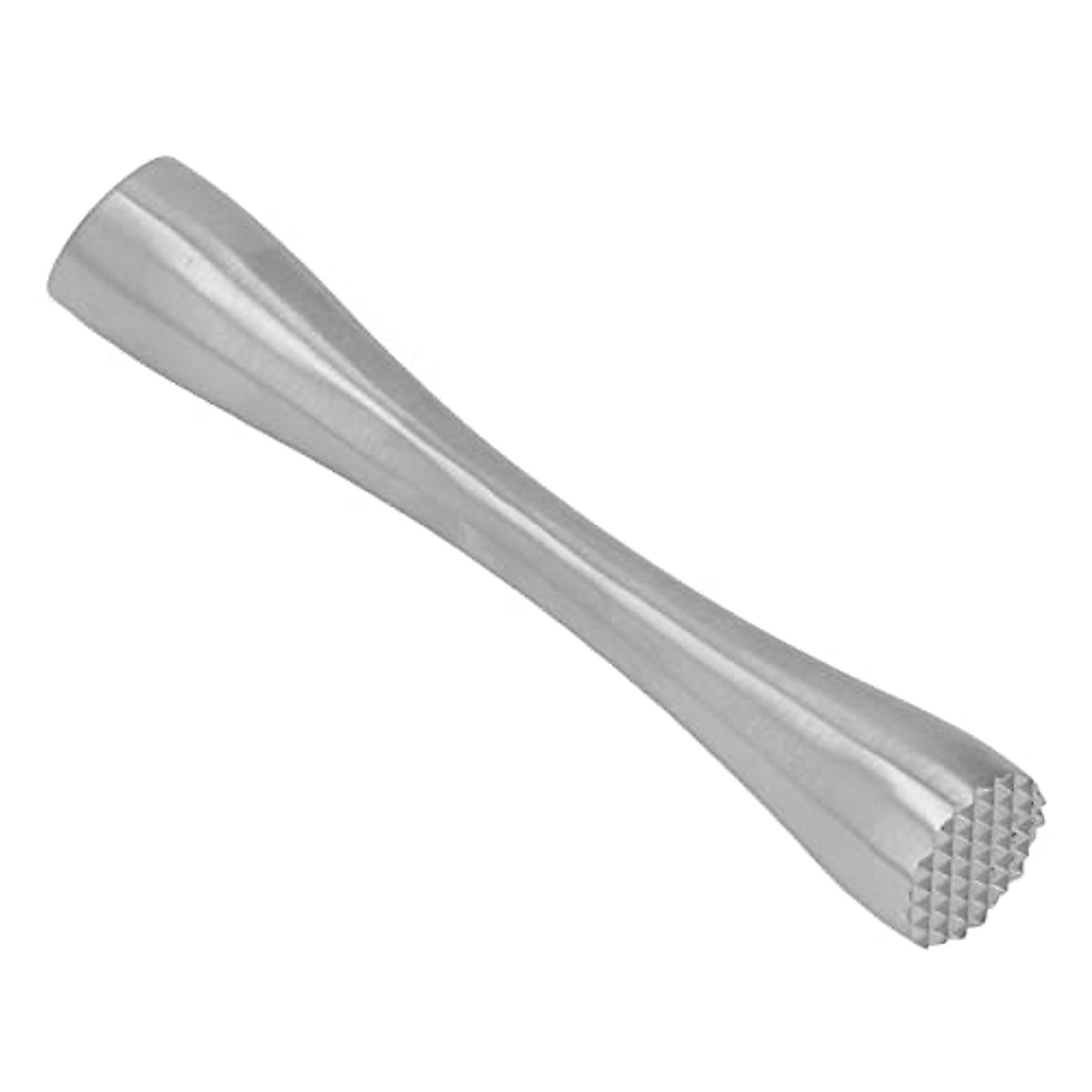 Muddler for Cocktails, Professional Stainless Steel Cocktail Muddler Food Grade One Piece Forging Drink Muddler for Kitchen Bar, Mixing Spoon Home Bar Tool(Long Handle)