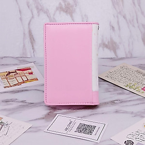 Womens Leather RFID Cute Cartoon Panda Wallet Purse Wristlets with Coins Pocket Pink