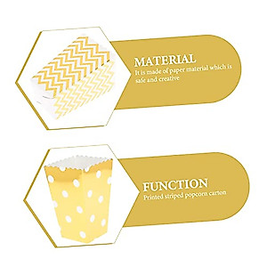 Gadpiparty 60pcs Popcorn Boxes Popcorn Box Disposable Containers Snack Container Disposable Snack Containers Plastic Popcorn Containers Pastel Party Decorations Popcorn Containers Movie Night