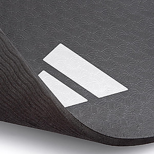 adidas Yoga Mat Thick 8mm EVA Foam Non Slip Exercise Workout Mats for Men and Women - Ideal for Home Gym Fitness, Yoga, Pilates, Studio - Lightweight, Rollable, Foldable (69" L x 24" W)