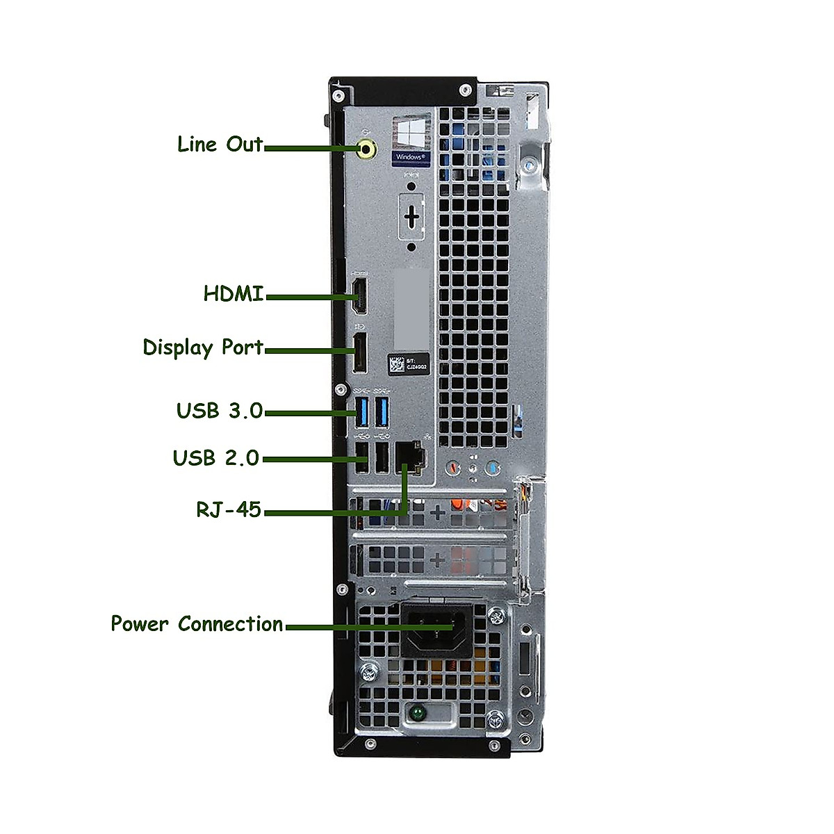 Dell Optiplex 3060 SFF Computer Desktop PC, Intel Core i5-8400 2.80GHz Processor, 16GB DDR4 Ram, 1TB Solid State Drive, HDMI, Wireless Keyboard Mouse, WiFi & Bluetooth, Windows 10 (Renewed)