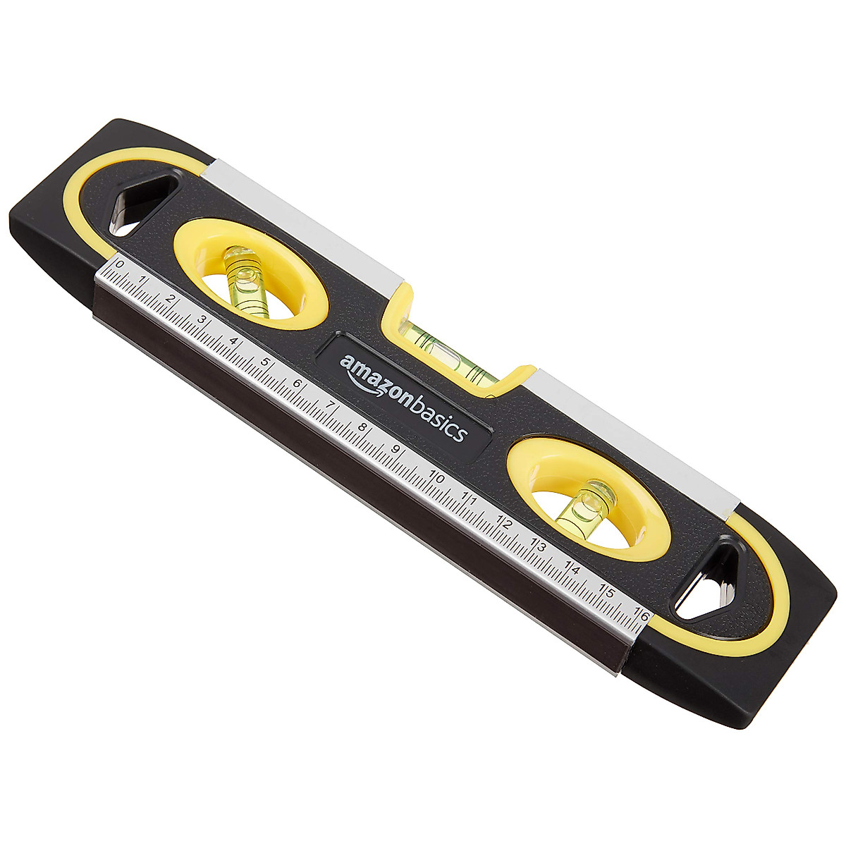Amazon Basics 24-Inch Heavy Duty Shock Resistant Aluminum Alloy Magnetic Spirit Level
