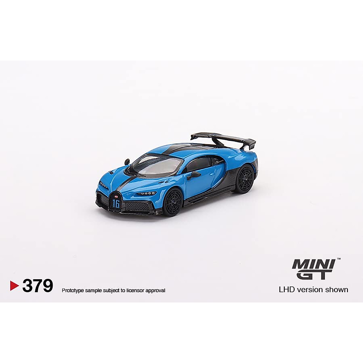 Bugatti Chiron Pur Sport Blue 1/64 Diecast Model Car by True Scale Miniatures MGT00379