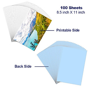 SOMOLUX Sublimation Paper 8.5" x 11" Heat Transfer Paper Compatible with Epson HP Canon Sawgrass Inkjet Printer for T-shirt and Ceramic Mugs and etc (100 Sheets)