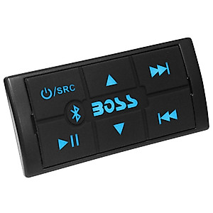BOSS Audio Systems MC900B 4 Channel Amplifier for ATV UTV Car Marine - 500 High Output, Low Level Inputs, Full Range, Weatherproof, Bass for Subwoofer