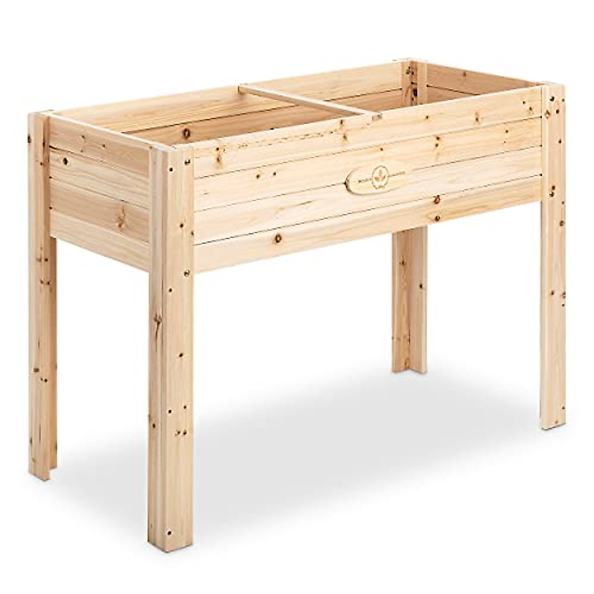 Boldly Growing Cedar Raised Planter Box with Legs – Elevated Wood Raised Garden Bed Kit – Grow Herbs and Vegetables Outdoors – Naturally Rot-Resistant - Unmatched Strength Lasts Years (4x2)