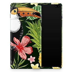 DesignSkinz Tropical Summer Forrest Protective Vinyl Decal Wrap Skin Cover Compatible with The Samsung Galaxy S20 (Screen Trim & Back Glass Skin)