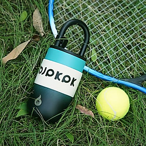 BJPKPK 13oz Insulated Loop Tumbler With Lid And Handle Stainless Steel Travel Coffee Mug Thermal Cups,TealBlack