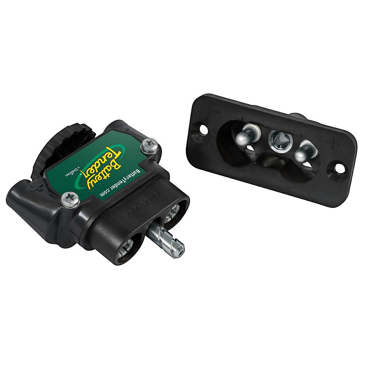 Battery Tender DC to DC Power Connector: Trolling Motor Plug for Onboard Marine 12V to 48V DC Power Connection, Weather Resistant with 80 AMP Capacity - 027-0004-KIT