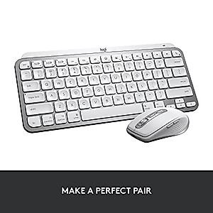 Logitech MX Backlit Keys Mini for Mac Minimalist Wireless Illuminated Keyboard, Compact, Bluetooth, USB-C, for MacBook Pro, Macbook Air, iMac, iPad - With Free Adobe Creative Cloud Subscription