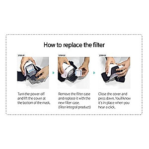 Daehyun hepa filter (H13), AIRPROM, hepa filter, replacement, H13 grade, wearable air purifier mask, made in Korea