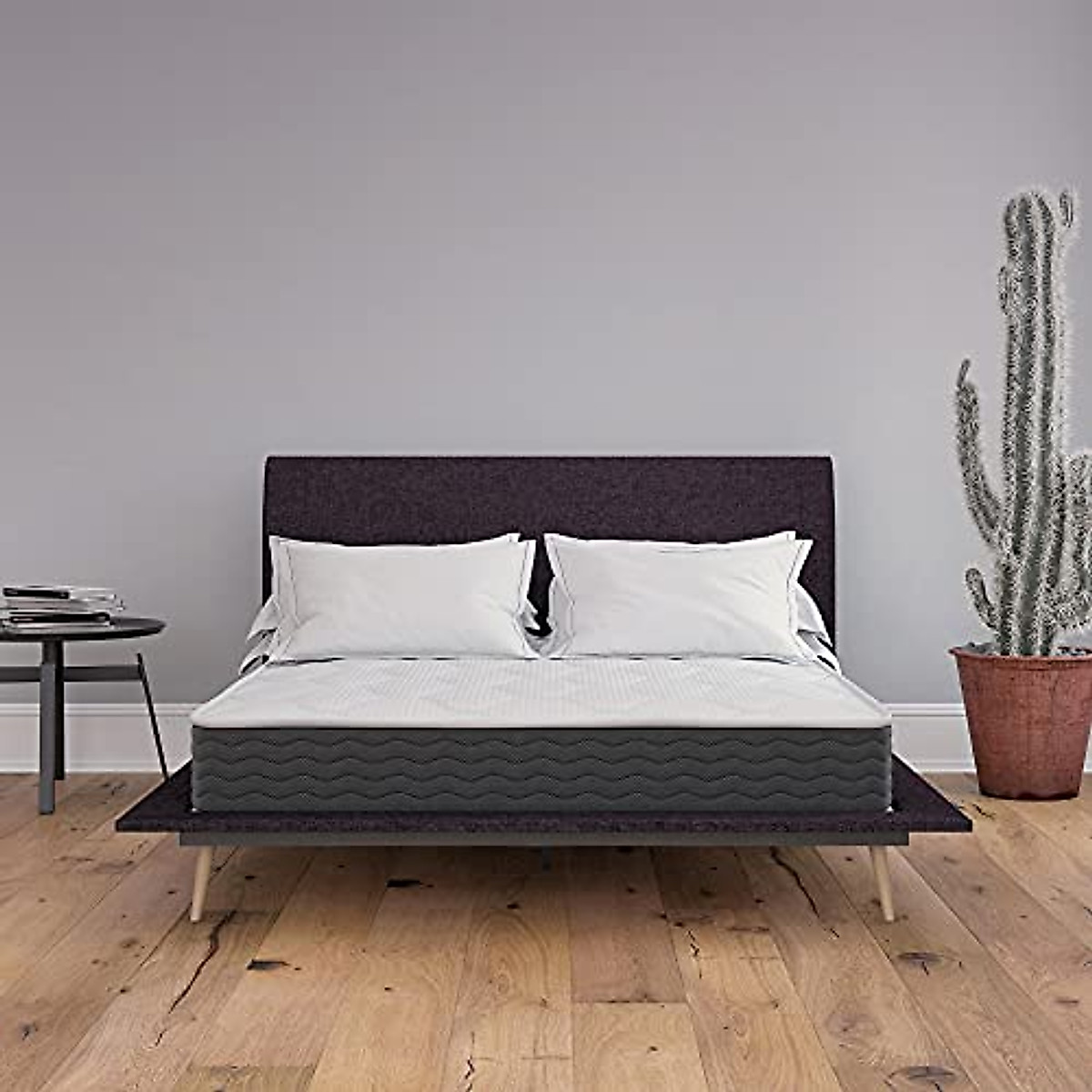 Signature Sleep Italian Made Vitality 8" Independently Encased Coil with Charcoal Infused Memory Foam Hybrid Mattress, Full Size