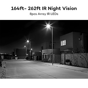 ONWOTE 4K 8MP PTZ IP PoE Camera Two Way Audio, Smart AI Human Vehicle Detection, 355° Pan 92° Tilt 5X Optical Zoom, 2.7-13.5mm Motorized Lens, 164f-262ft IR, IP66, Add-on Camera
