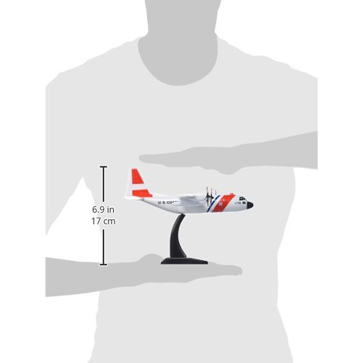 Daron Sky Kids US Coast Guard C-130H Vehicle (1/130 Scale)