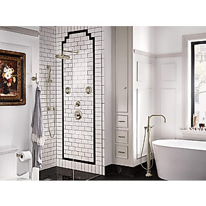 Moen YB0508BN Colinet Traditional Pivoting Toilet Paper Holder, Brushed Nickel