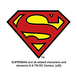 Superman USA American Flag Shield Logo 4th of July Stainless Steel Tumbler 20 oz Coffee Travel Mug/Cup, Vacuum Insulated & Double Wall with Leakproof Sliding Lid