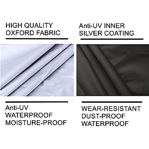 EASYMALL Outdoor Cushion Storage Bag Waterproof 2 Pack, Upgrade 68 Inch Outdoor Cushion Bag, Patio Cushion Storage Bag, Outdoor Patio Cushion Storage Bag for Patio Furniture