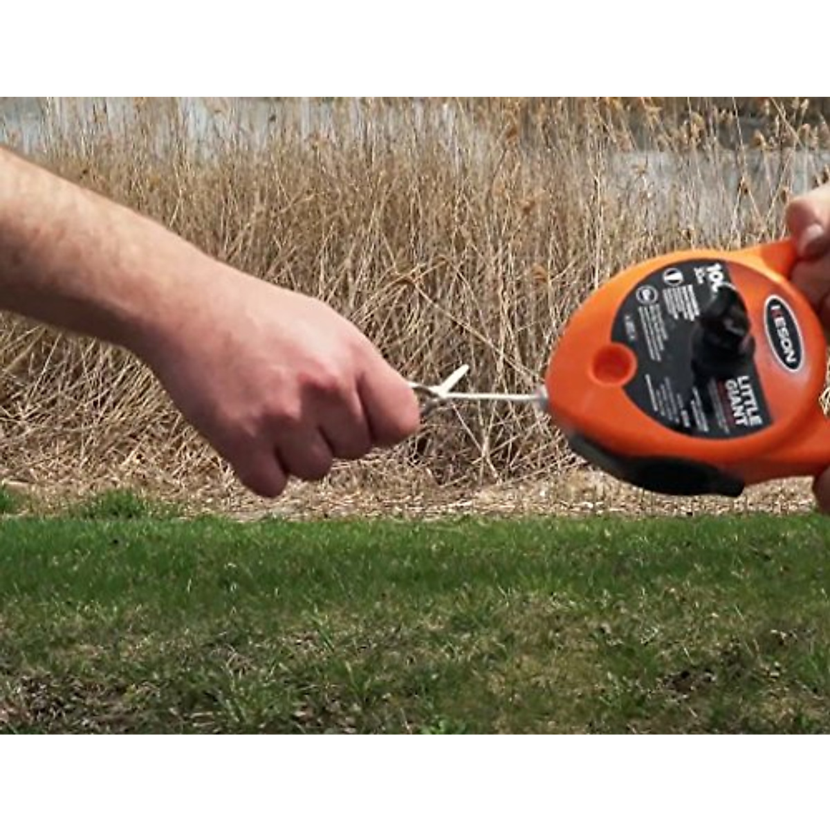 Keson G3X Giant Chalk Line with High Speed Rewind, 12 oz Capacity, 100 ft String "Packaging may vary"