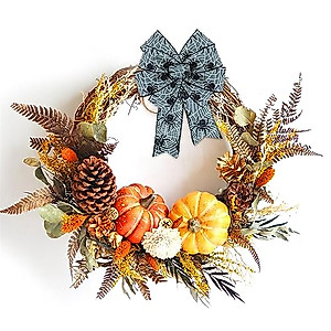 ACSENCETER Wired Ribbon - 2.5" x 10 Yards, Perfect for DIY Handmade Spider Web Pattern Gift Ribbon Wrapping Party Decorations, All Handmade and Sewn Halloween Fabrics