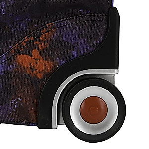 J World New York Lunar Rolling Backpack, Laptop Bag with Wheels, Galaxy, 19.5"