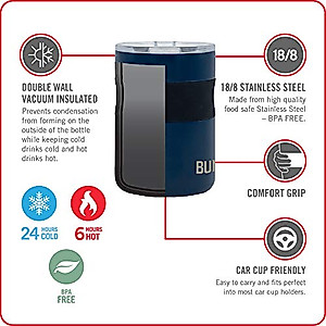 BUILT 12 Ounce Double Wall Stainless Steel Desk Mug