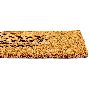 Juvale Coco Coir Bless This Home and All Who Enter Door Mat for Front Entrance (17 x 30 in)