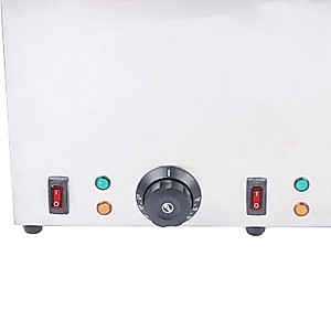 Cheese Dispenser with 2 Pumps 2 x 2L Electric Nacho Cheese Sauce Warmer 30-110℃ Hot Fudge Warmer Dispenser 1600W Jam Heat Preservation Machine