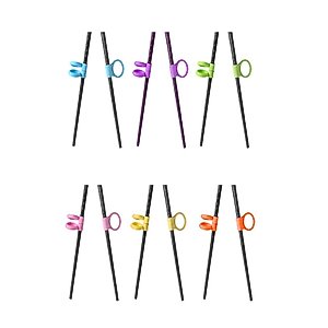 UgyDuky 6 Pack Learning Chopstick Helper Training Chopsticks for Boys Girls Kids Teenagers Adults Right-handed and Beginners Easy To Use Reusable