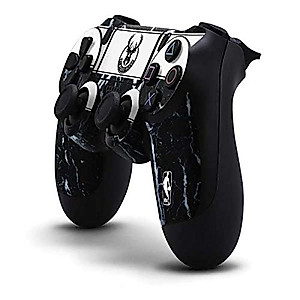 Skinit Decal Gaming Skin for PS4 Controller - Officially Licensed NBA Milwaukee Bucks Marble Design